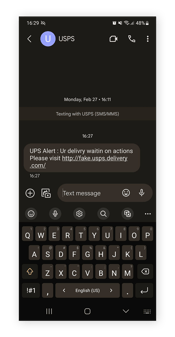 Comment identifier et signaler un faux SMS